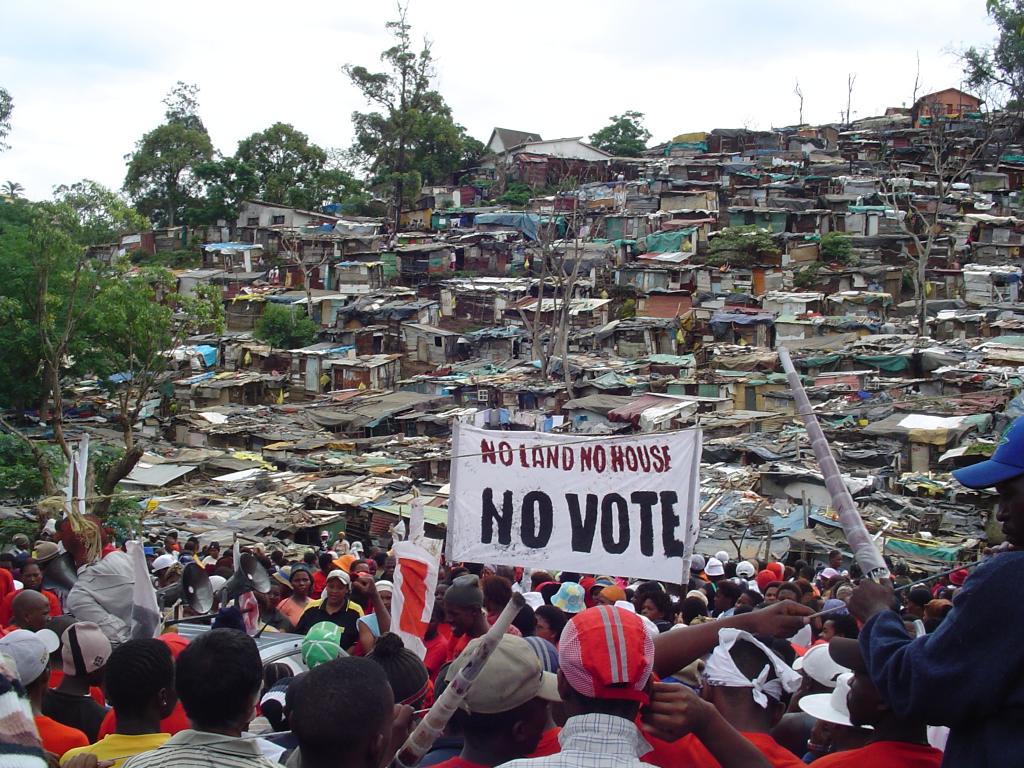 The 'No Land, No House, No Vote' campaign still on for 2009 | libcom.org